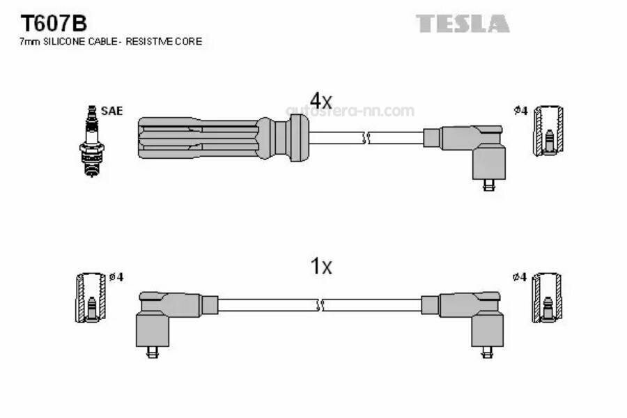 TESLA T607B Провода