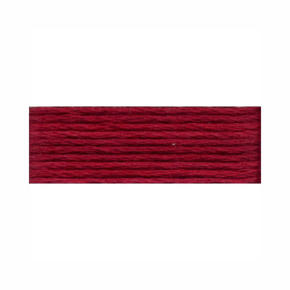 Мулине "DMC" 100% хлопок 8 м №0498 бордо