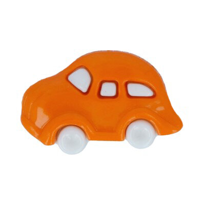 Пуговица "Gamma" AY 9908 28 " ( 18 мм) №501/006 белый/оранжевый