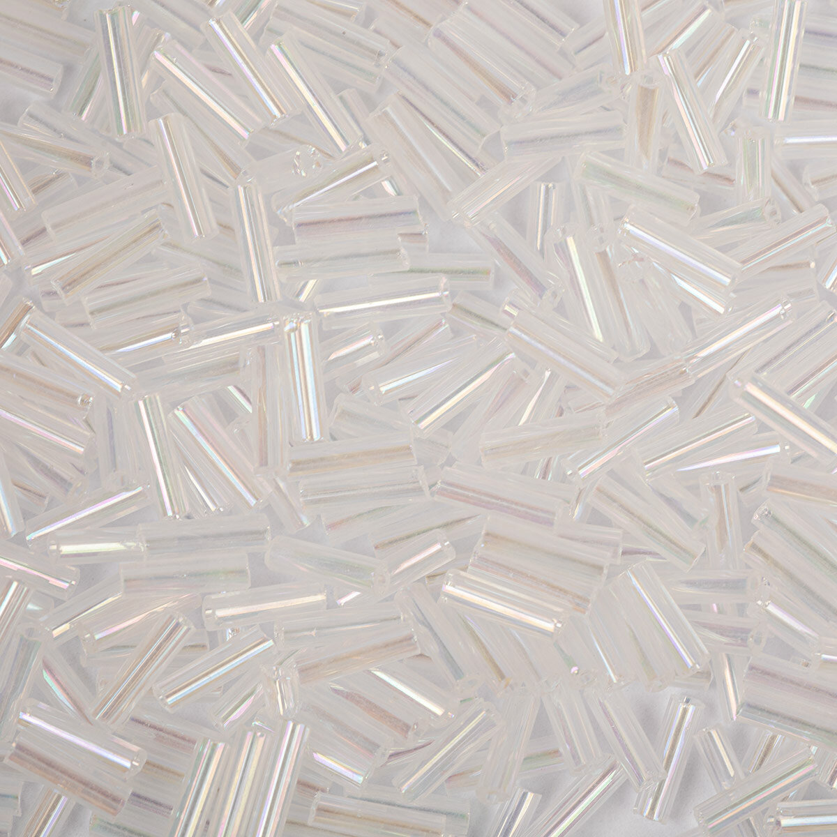 Стеклярус "Zlatka" GG 3" 10 г №0161 прозрачный