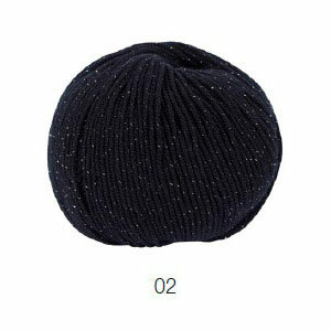 Пряжа "DMC" 488 C Woolly Chic 96% мериносовая шерсть, 4% полиэстер 50 г 125 м 02 черный