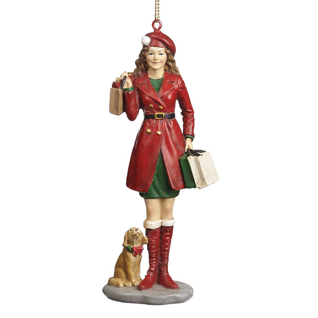 Елочная игрушка Леди Маргарет - Christmas Shopping 13 см, подвеска, Goodwill (Гудвилл), MC38101-1