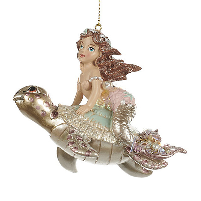 Елочная игрушка Русалка Весна - Miracle de la Mer 11 см, подвеска, Goodwill (Гудвилл), TR22369-1