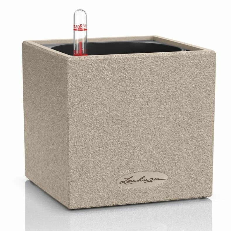 Кашпо/горшок для комнатных растений Кашпо Lechuza Canto Stone 14 светло-бежевый