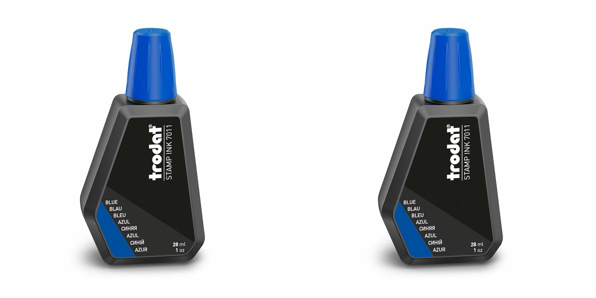 Trodat краска 28мл, синяя, 2уп.
