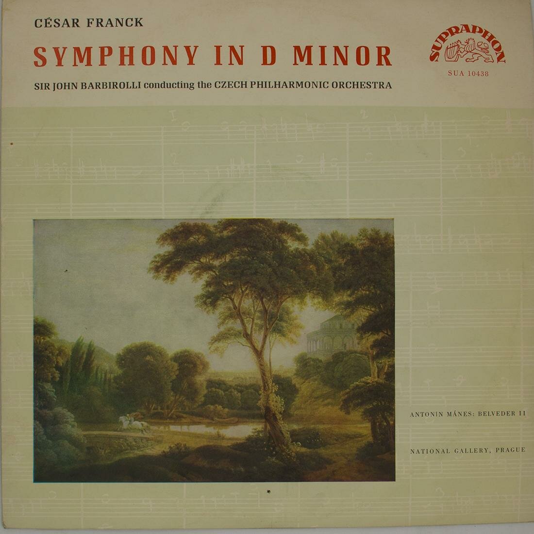 Виниловая пластинка Сезар Франк - Симфония Ре Минор, 1xLP, EX