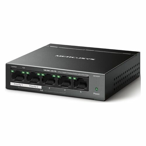 Коммутатор MERCUSYS MS105GP, неуправляемый