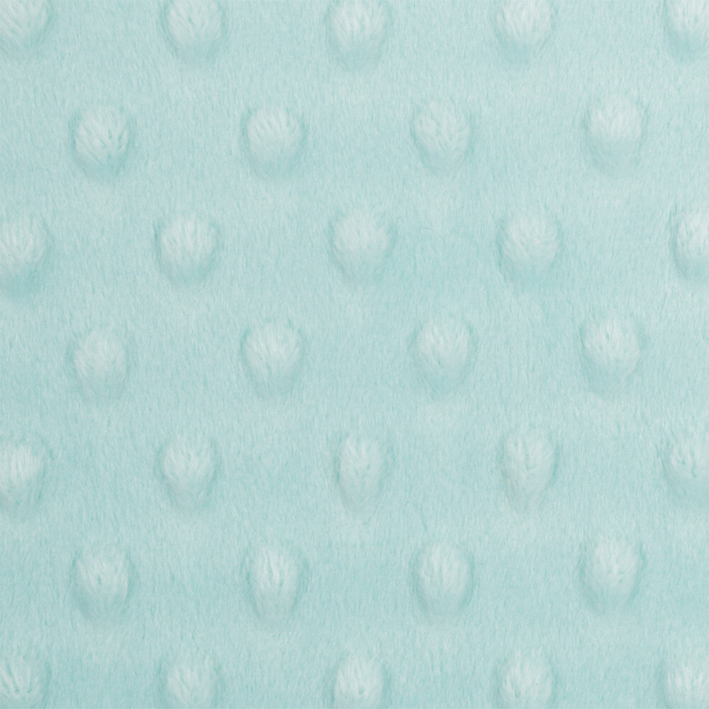 Ткань для игрушек, плюш "PEPPY" PEVD, 48x48см, 309г/кв. м, 100% полиэстер 26 св. бирюзовый