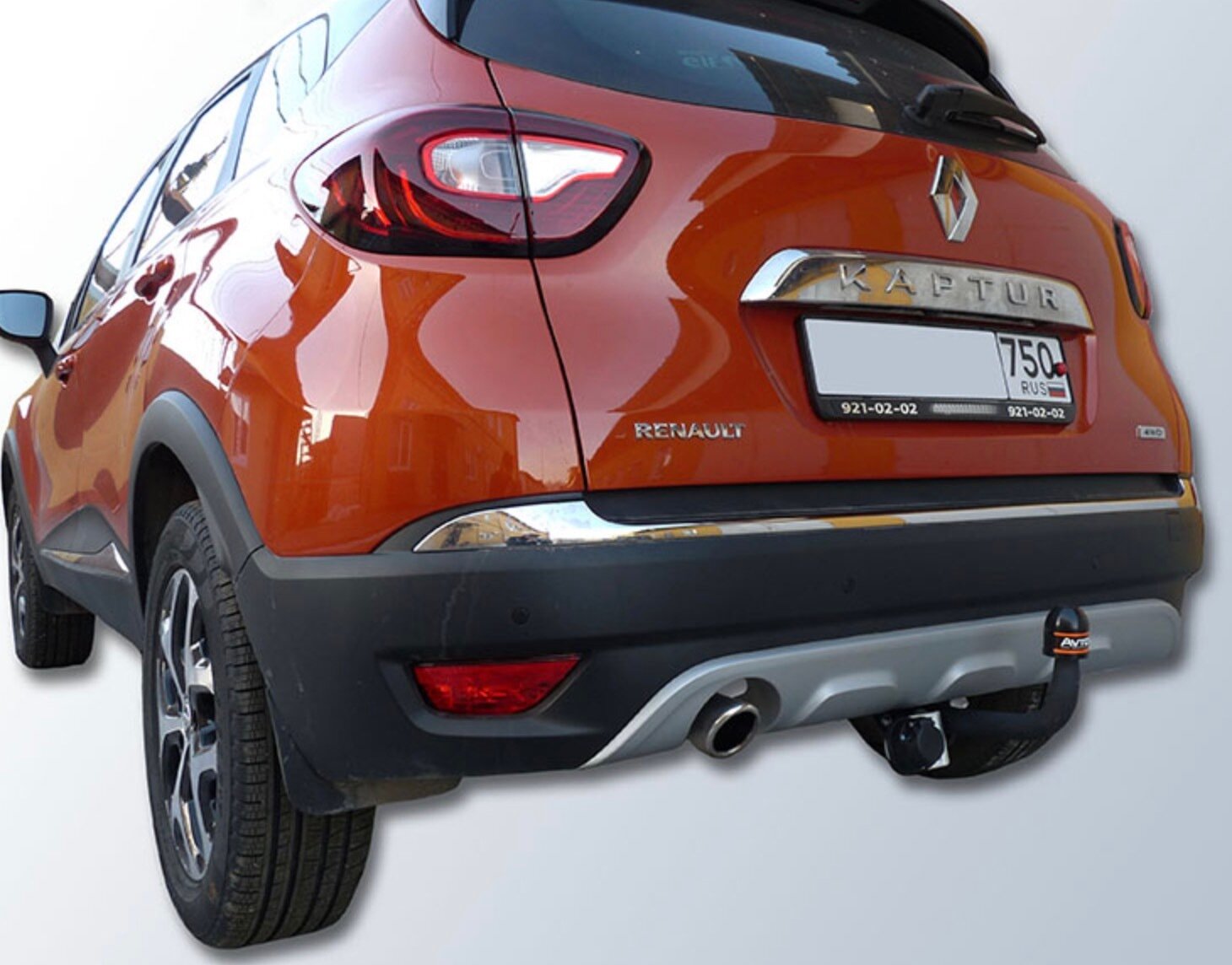Фаркоп на RENAULT KAPTUR (4x4) (2016-) (без электрики, паспорт/сертификат в комплекте) Автос. RN 14