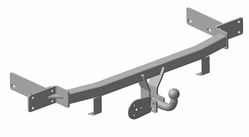 Фаркоп на KIA SORENTO (2006-10.2009) (без электрики, паспорт/сертификат в комплекте) Автос. KI 12