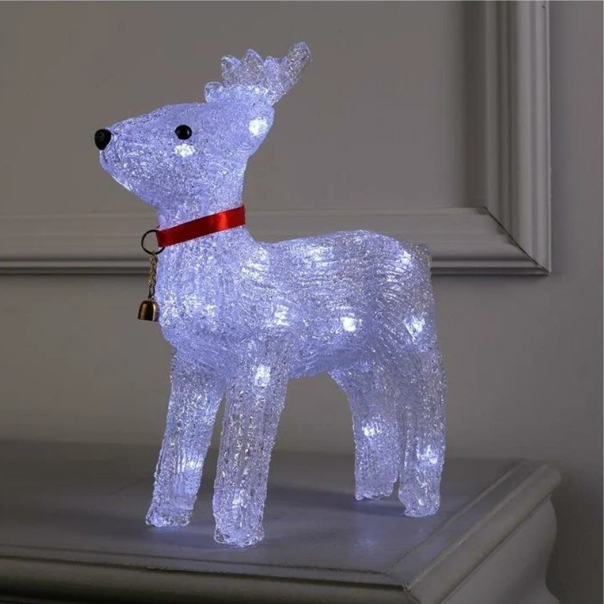 "Новогодний олень" - светодиодный 30см