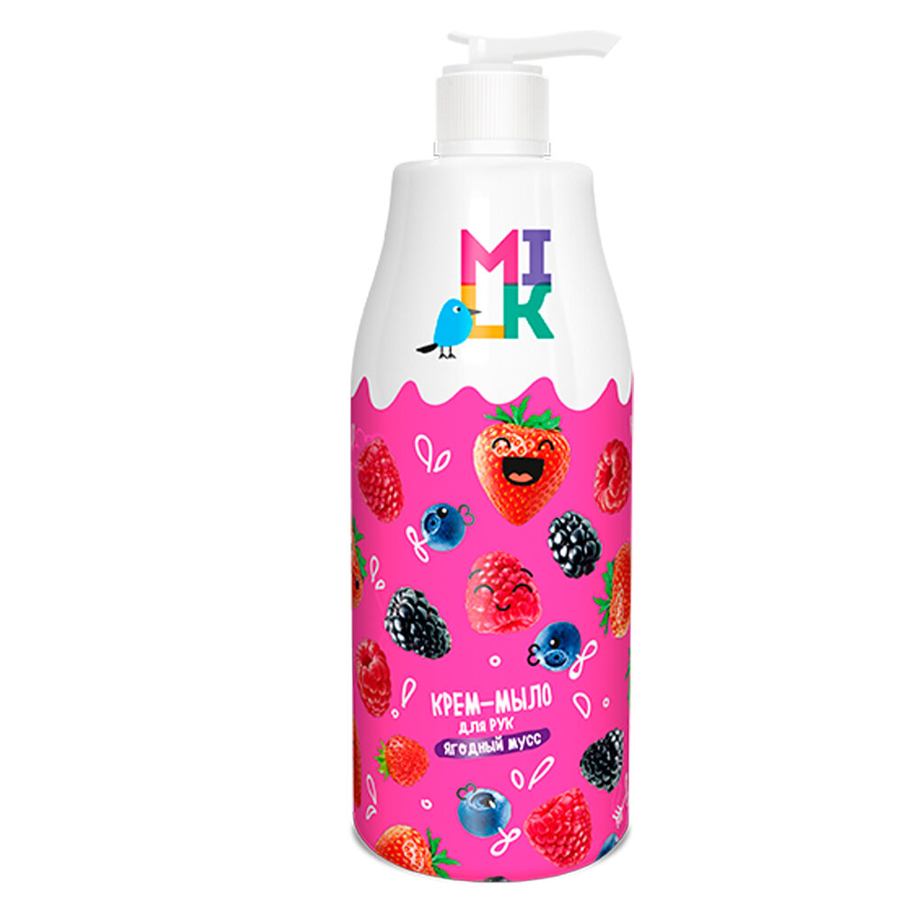 Крем-мыло Milk для рук Ягодный мусс, 500 мл
