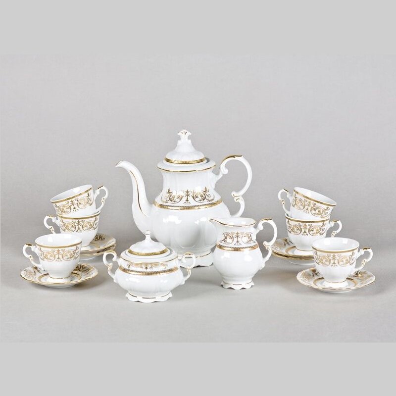 Кофейный сервиз Leander Sonata Zlatý Ornament 07160713-1373