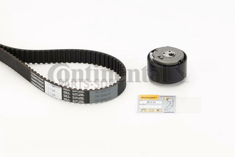 CONTITECH CT1049K1 Ремень ГРМ [124 зуб,22mm] + ролик