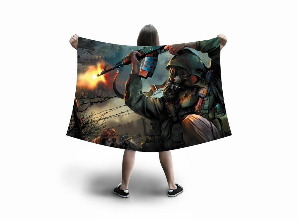 Флаг большой Stalker/ Сталкер №17