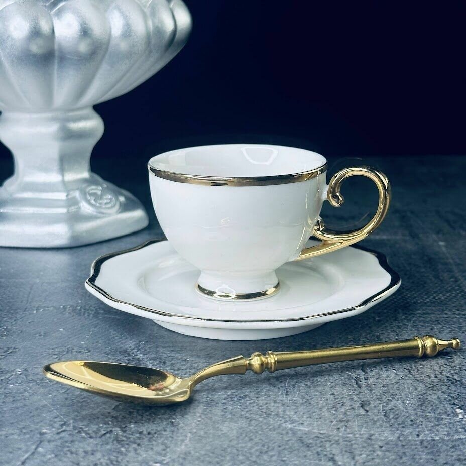 Кофейный набор на 6 персон 12 предметов Ленарди 140мл, фарфор