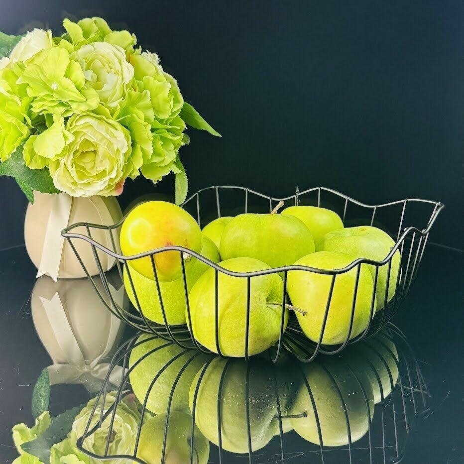 Фруктовница конфетница Ленарди 24см, металл