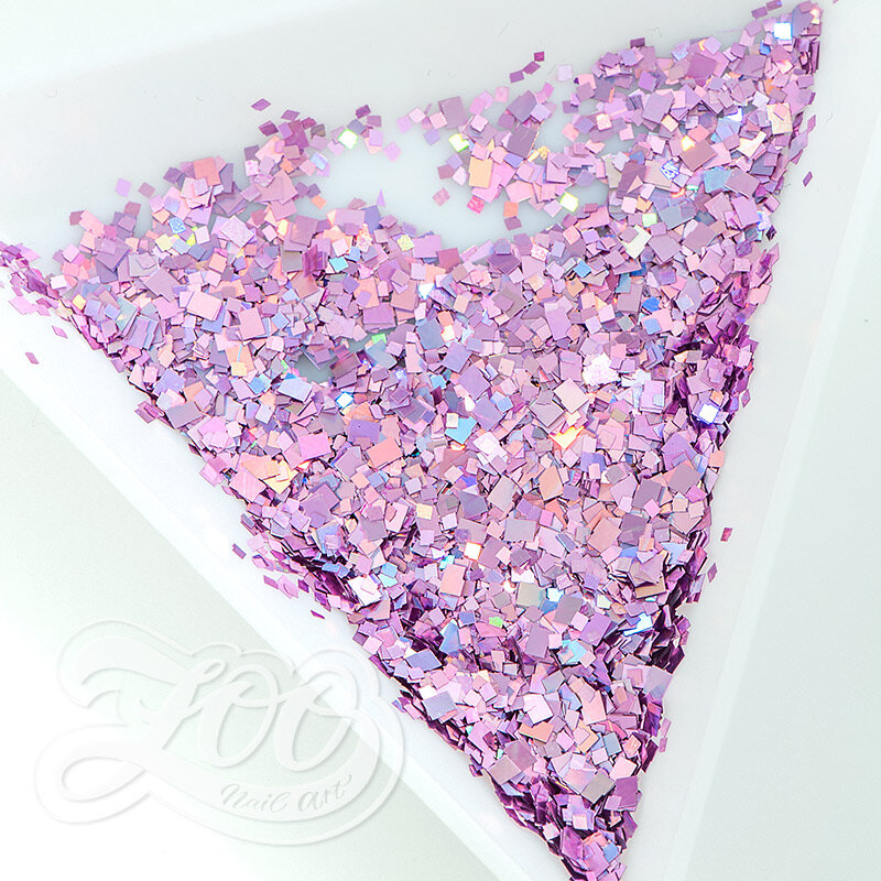 Конфетти Жирафики Zoo Nail Art №1243 розовые, 2 г