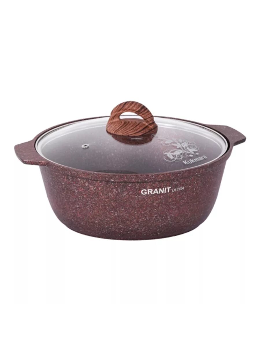 Кастрюля-жаровня 3л со стеклянной крышкой