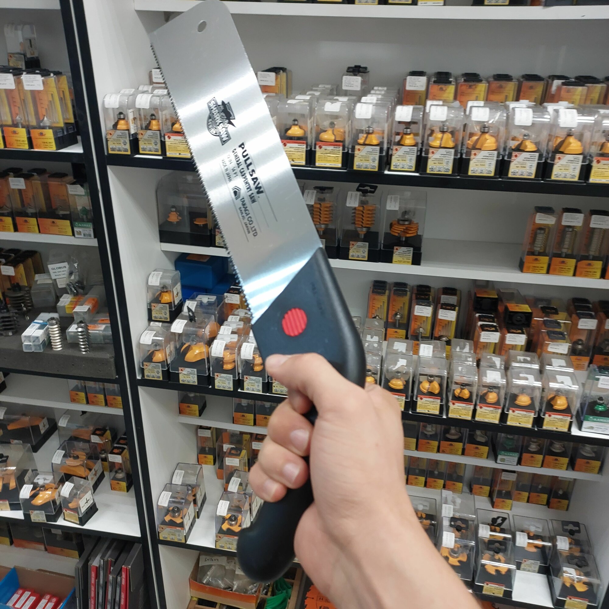 Японская универсальная пила Shark Kataba для древесины со сменным полотном 10-2312 300мм 14TPI Shark Saw