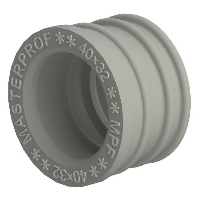 Манжета переходная MPF 40х32мм для соединения труб в сантехнике и отоплении, без металла