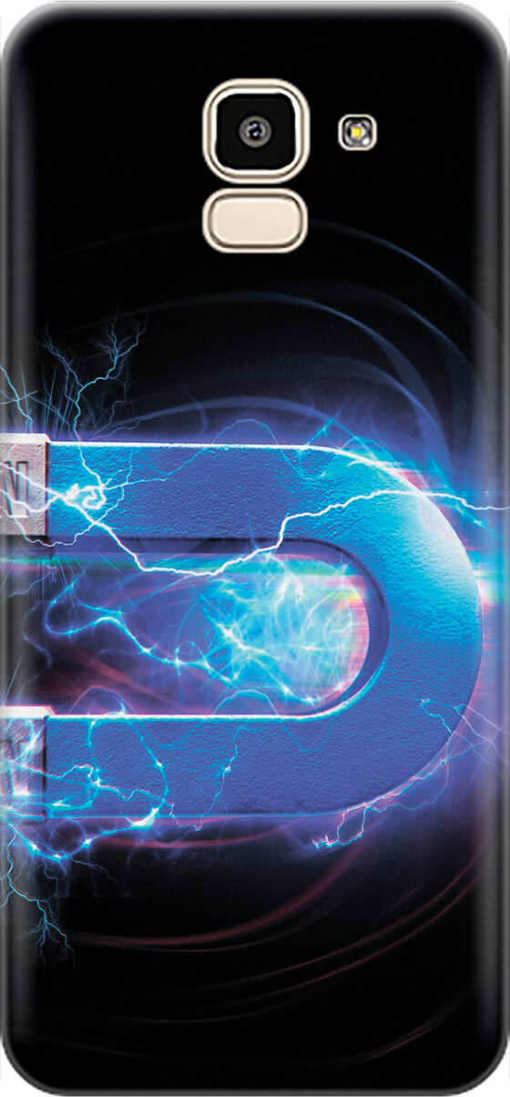 Силиконовый чехол Северный полюс магнита на Samsung Galaxy J6 (2018) / Самсунг Джей 6 (2018)