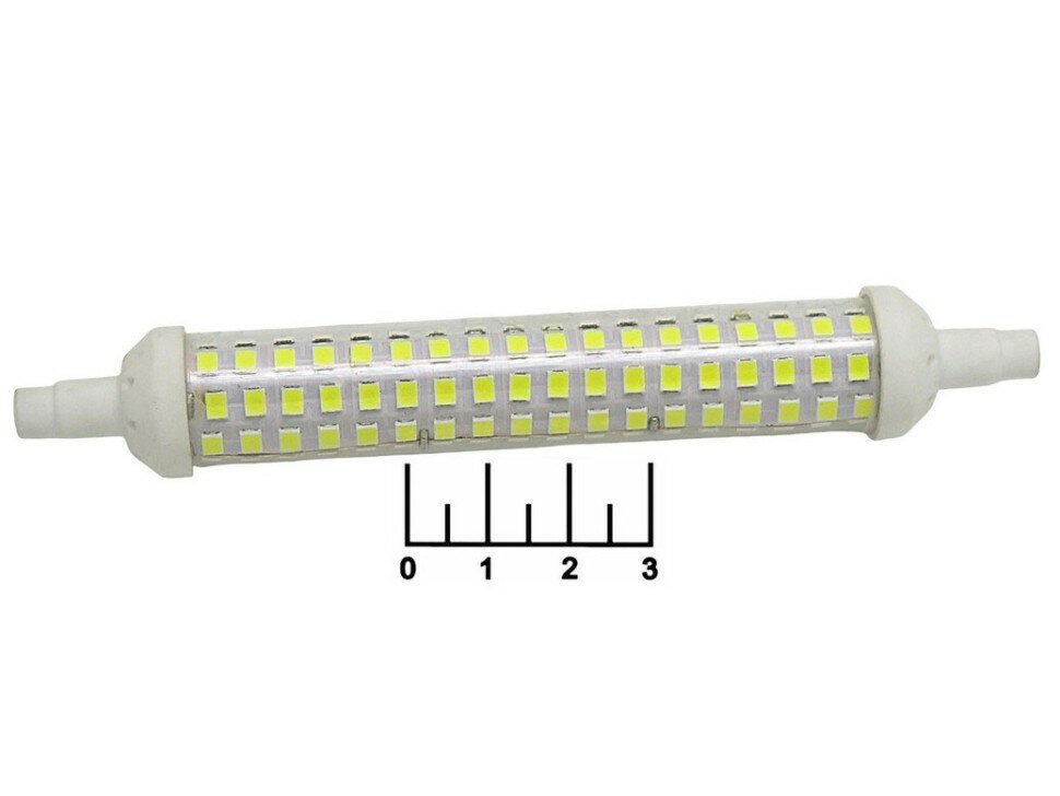 Лампа светодиодная 220V 12W R7S 6500K белый холодный 135мм 144LED