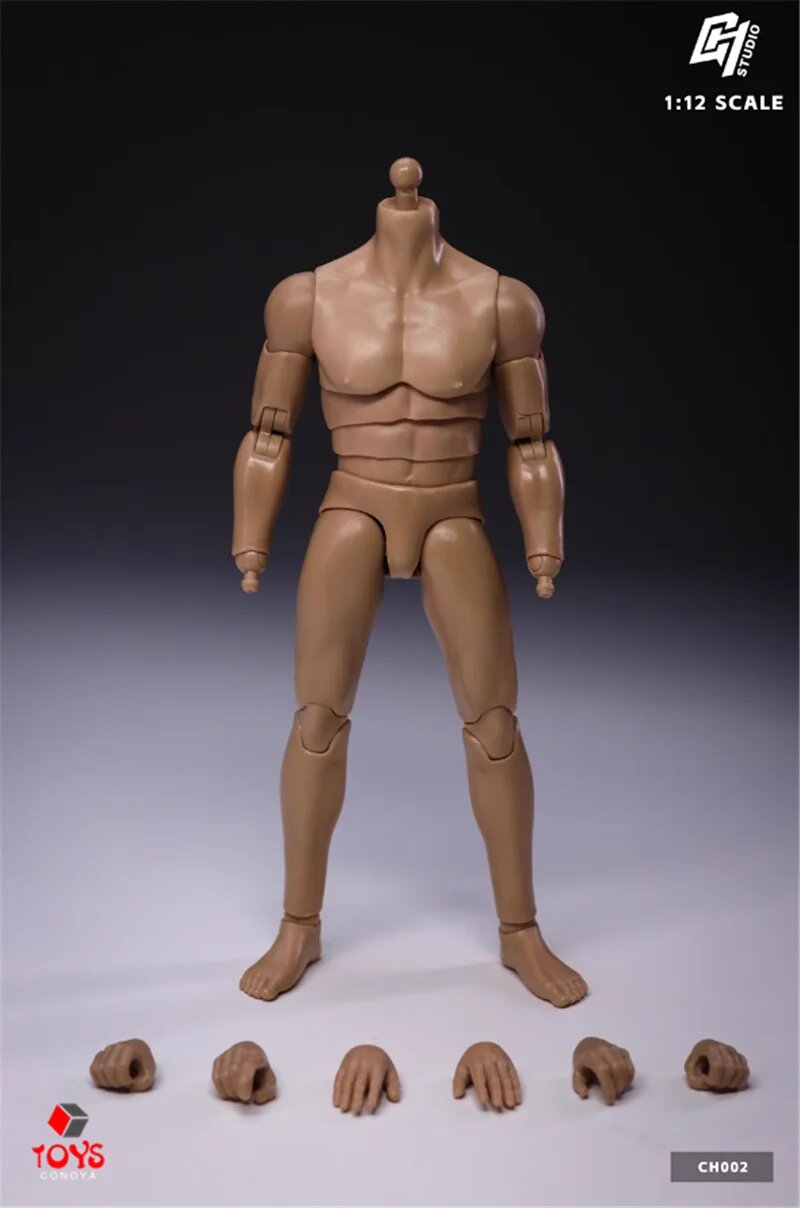 Масштаб 1/12, Фигурка «сделай Сам», Мужская Модель С Гибкими Суставами, Модель Мышечного Тела, 6 Дюймов