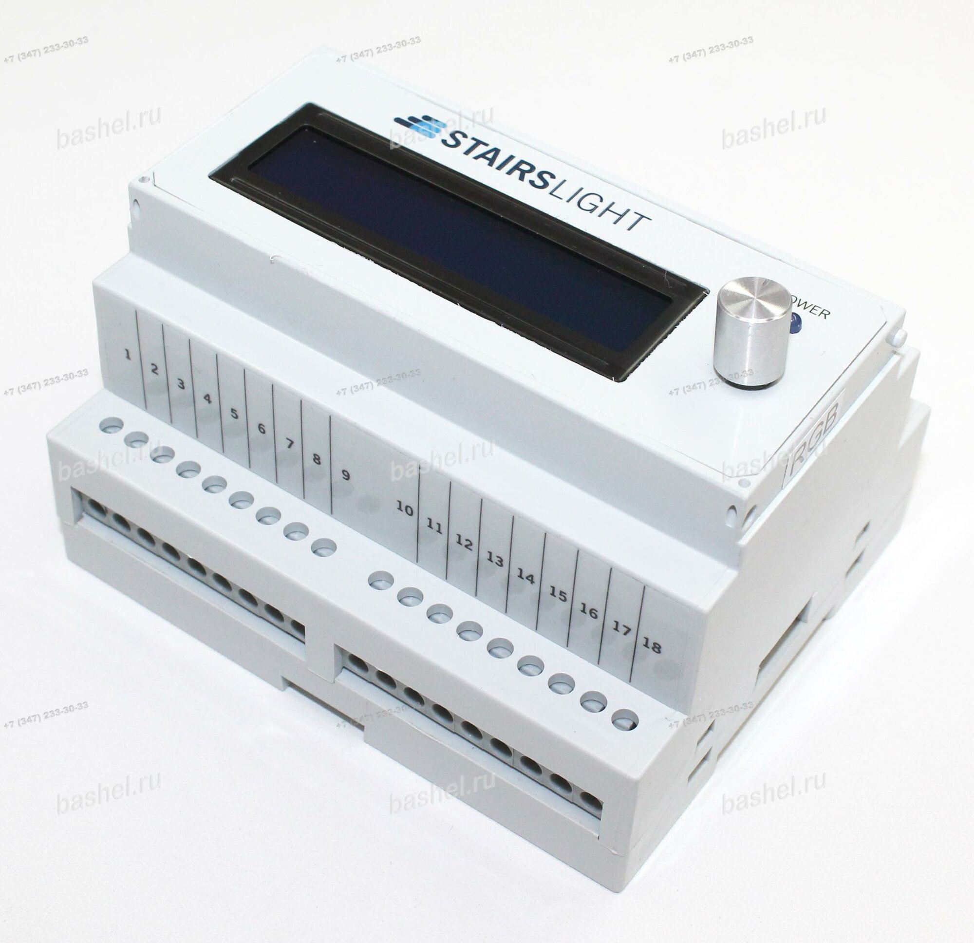 SL-18RGB (18 RGB каналов), Контроллер "Умная лестница", Uzens