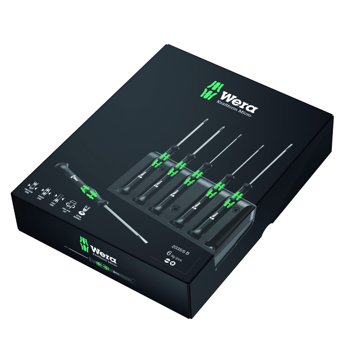 Набор отверток WERA WE-118152 для электронщиков + подставка 6 предметов
