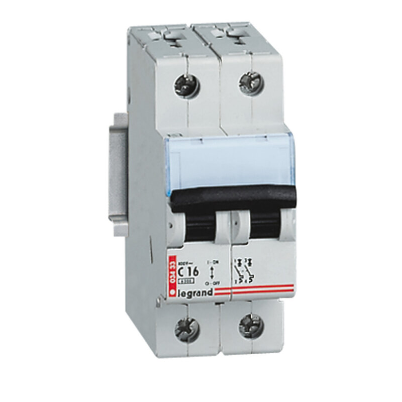 Автомат Legrand DX 2П 16А тип С (6 кА) 3433