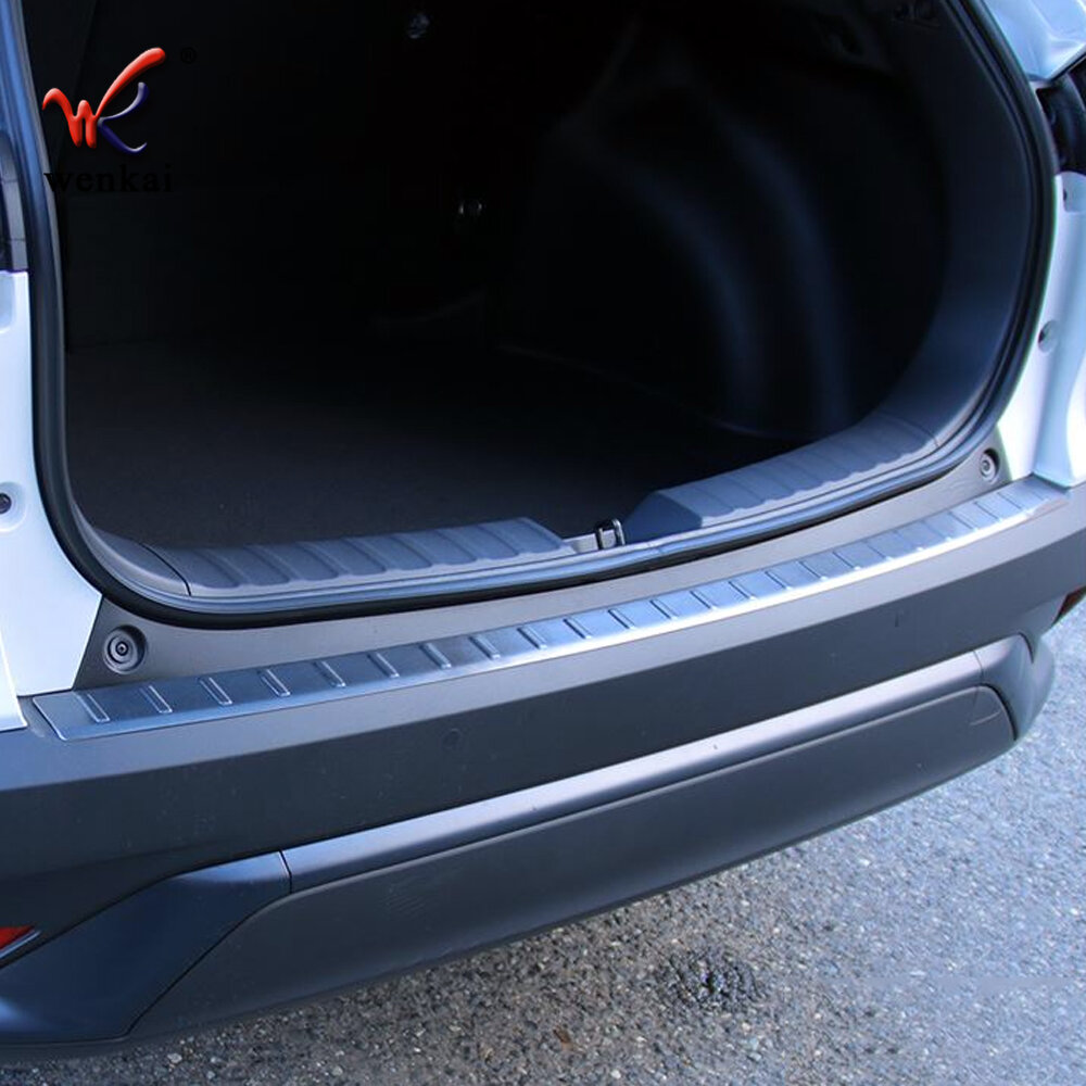 Защита Заднего Бампера Багажника Toyota Corolla Cross Xg10 2020-2021, Нержавеющая Сталь Черная арт. 34296black