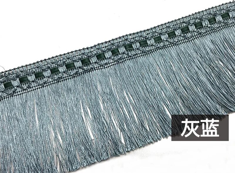 Золотые кисточки для декора 2 метра Темно-синий, grey blue