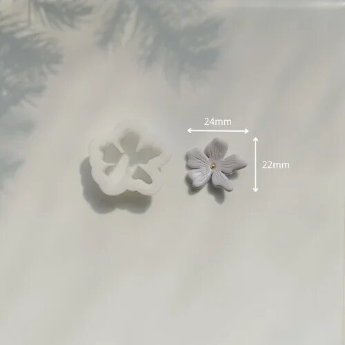 Нестандартная мини-форма для цветов, сережек и глины, ювелирные изделия, режущая форма ручной работы, лепестки цветов, резаки для полимерной глины, инструменты для изготовления подвесок