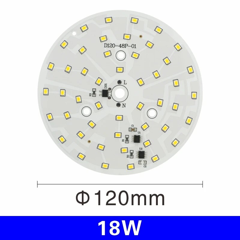 Светодиодный чип DSELCHUN LED Lamp Chip SMD 2835 3-18 Вт 18W, Warm white