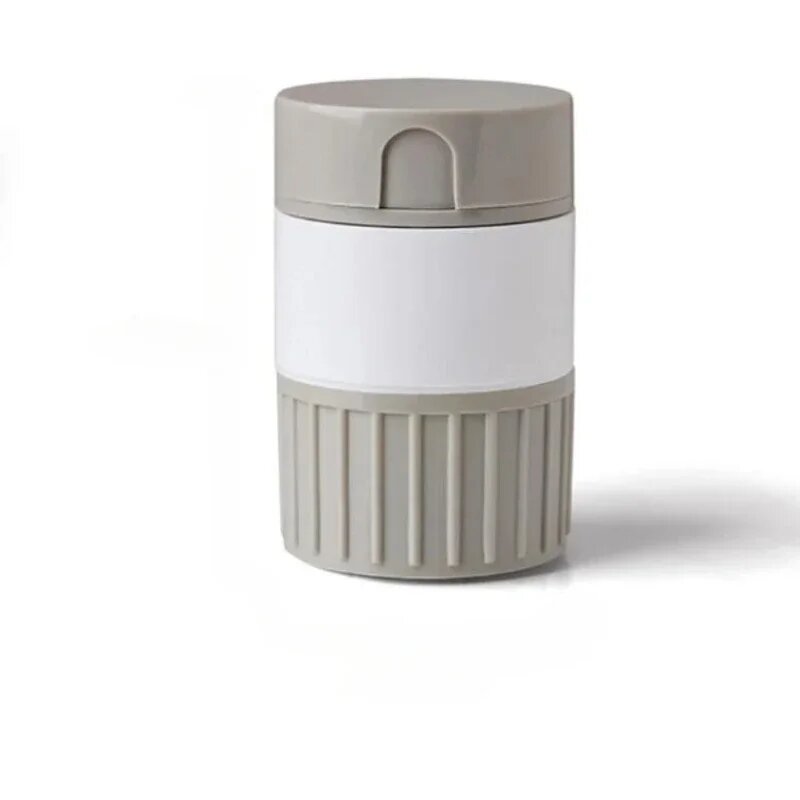 Портативный 4-слойный измельчитель таблеток VECENT серый