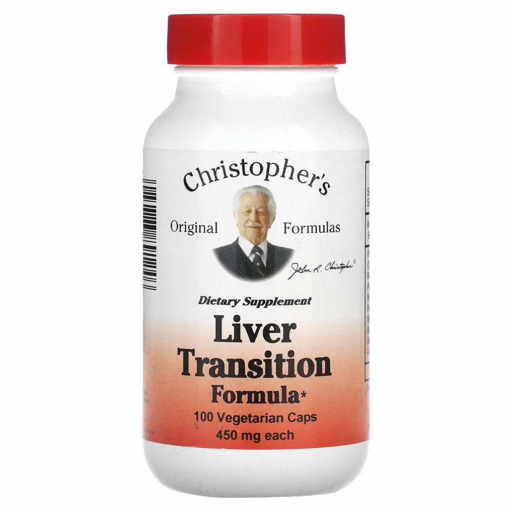 Christopher's Original Formulas, средство для восстановления печени, 100 вегетарианских капсул
