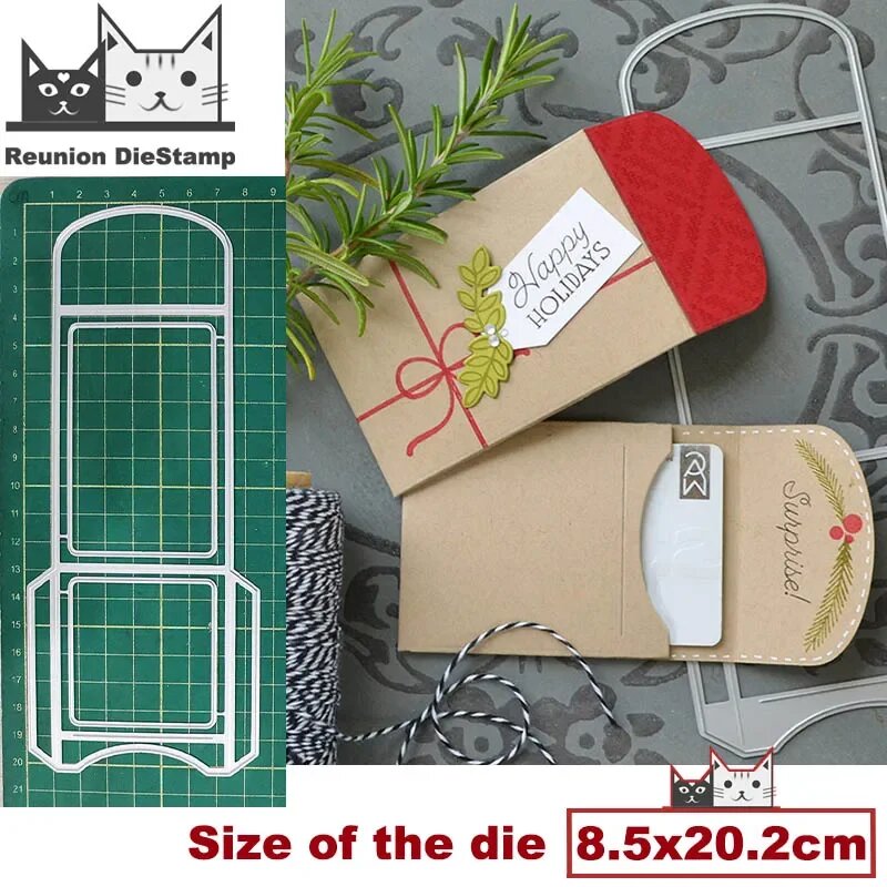 Металлические пресс-формы для скрапбукинга серебристого цвета