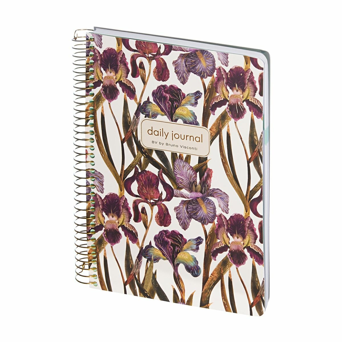 Ежедневник А5 BrunoVisconti "Ирисы" недатированный 272 стр
