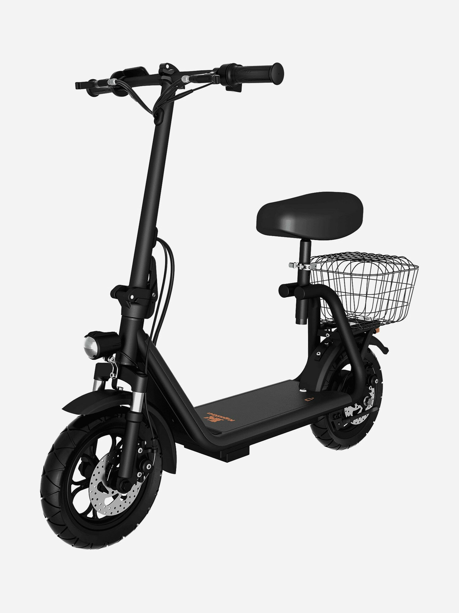 Электросамокат Kugoo Kirin C1 Plus, максимальная скорость 45км/ч, нагрузка до 130кг, черный