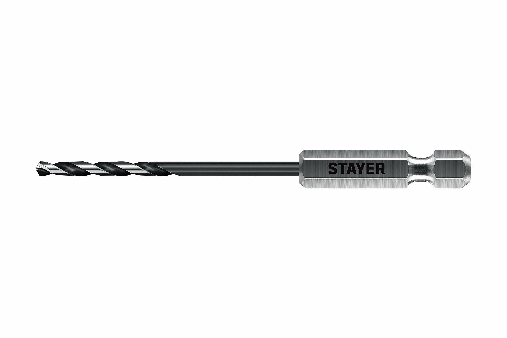 Сверло по металлу STAYER 2.5x79мм, НЕХ 1/4" 29603-2.5