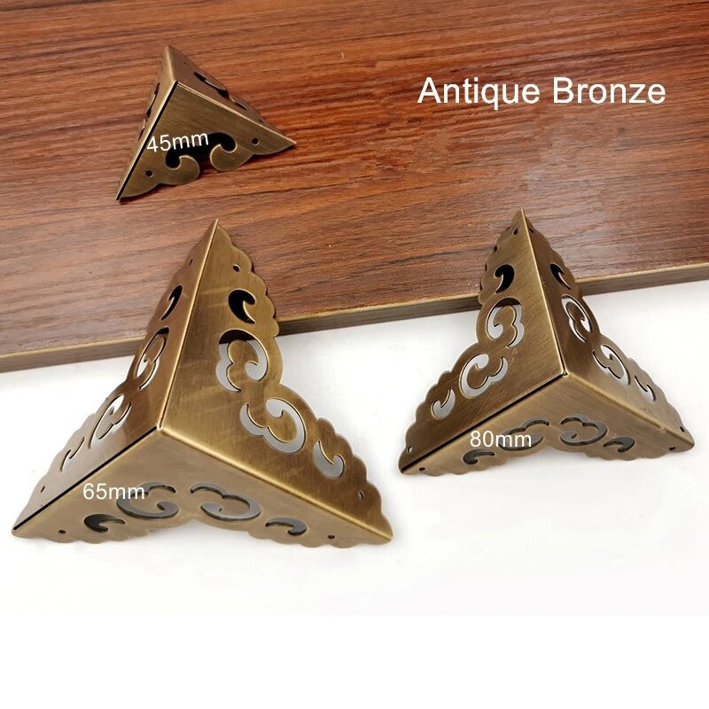 Латунные угловые кронштейны 4 шт.