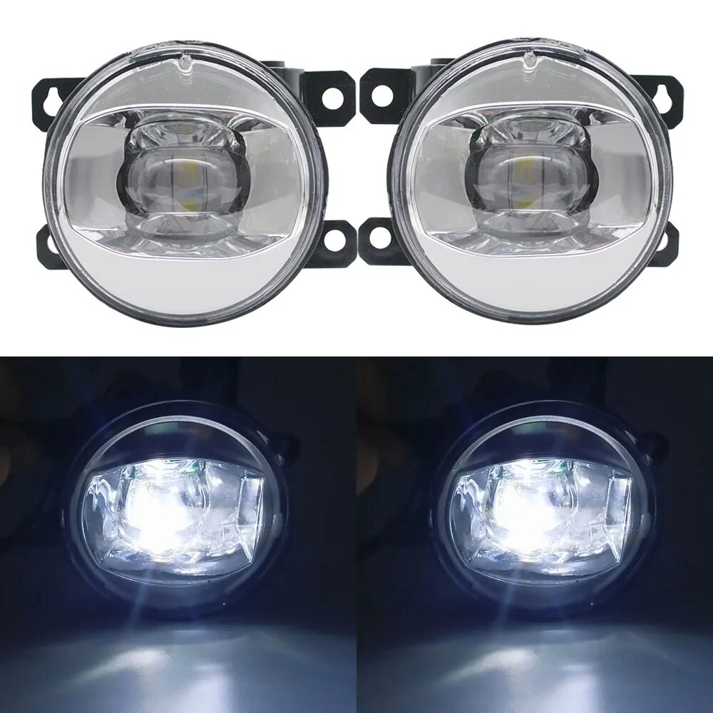 Светодиодные фары в сборе для Citroen C5 Aircross 2018-2023: Противотуманные фары, передние бамперные ДХО, 12В Type E