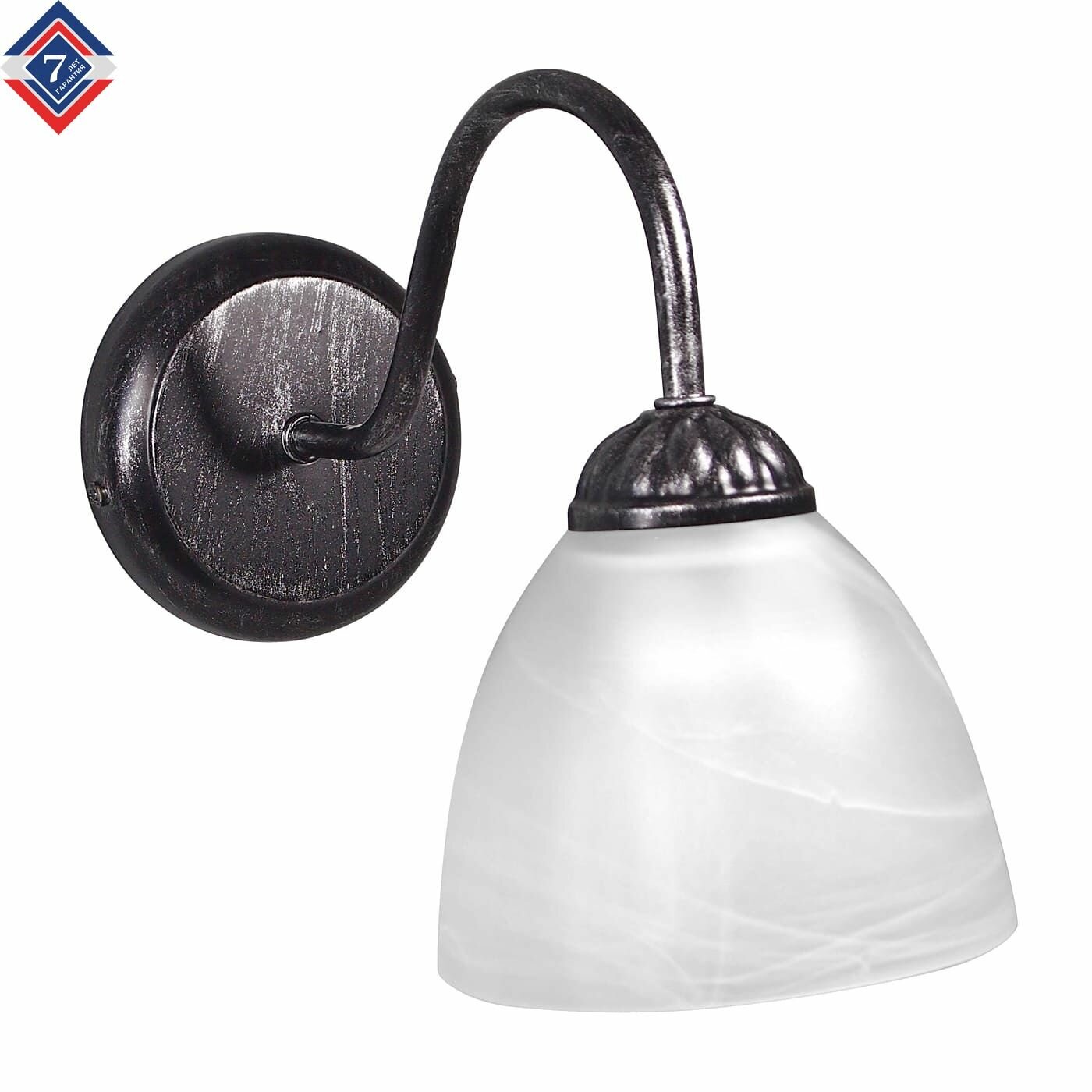 Бра настенные плафон черный с серебром Петрасвет Россия S2500-1