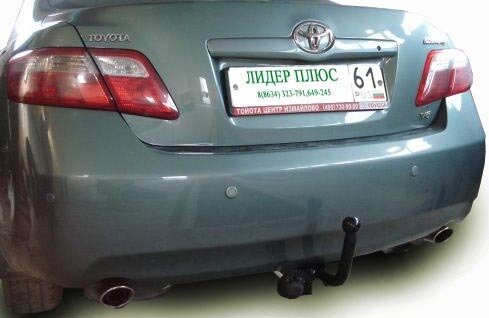 Фаркоп Лидер-Плюс для TOYOTA CAMRY 2006-2018 с электрикой (Smart) и сертифкатом в комплекте арт.(T106-A)