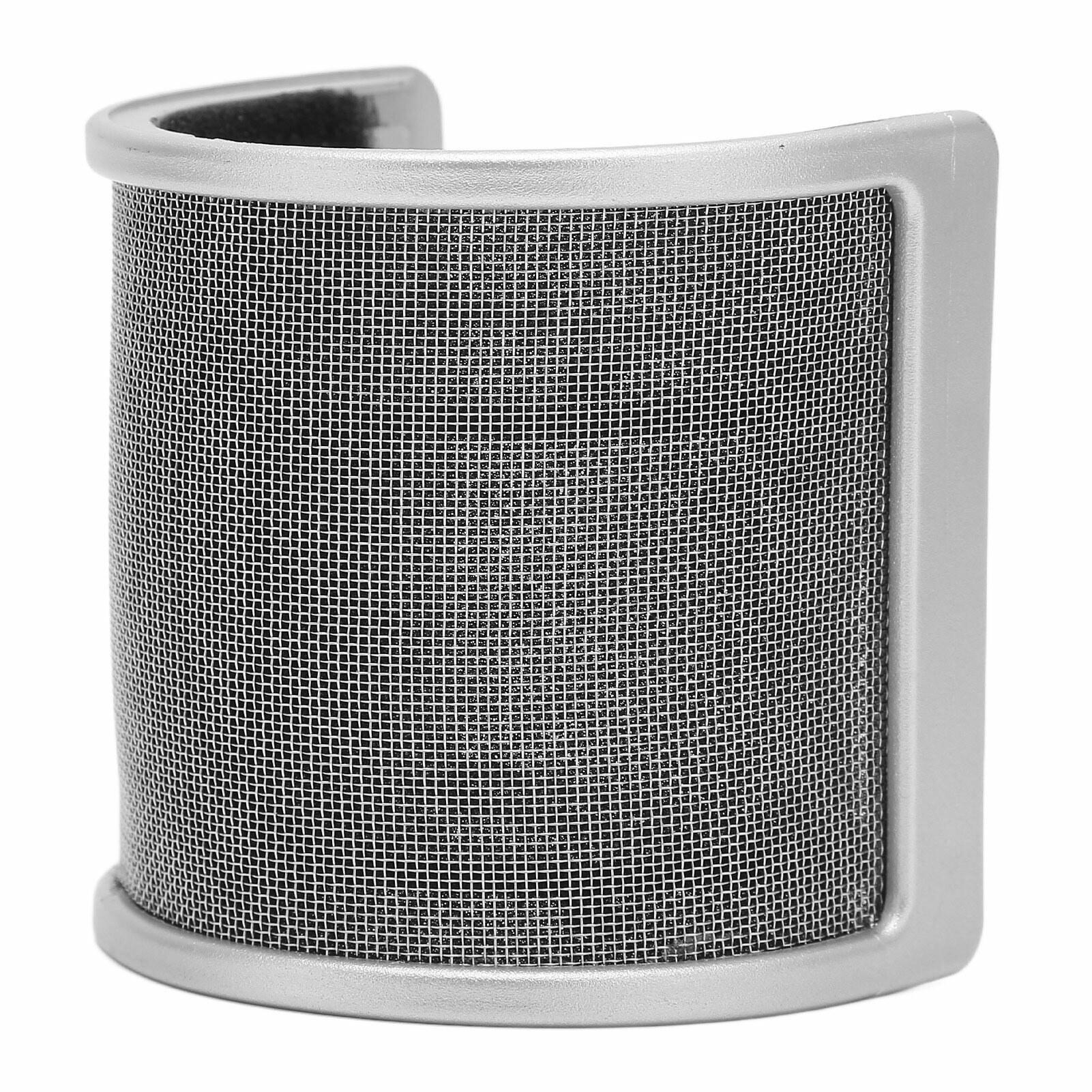 Microphone Windscreen U Shape Prevents Spraying Reduce Plosive Noise Handheld Mic Shield Mask for Recording