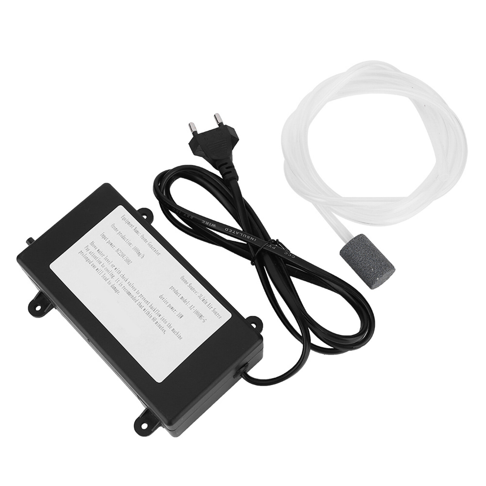 Портативный генератор озона 1000 мг, озонатор, стерилизатор воздуха, дезинфекционный очиститель, вилка EU 220 В