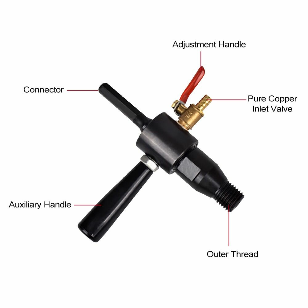 Электрическая дрель, устройство для добавления воды, инструмент для подключения головки, адаптер для буровой установки для домашнего ремонта и декора, шатун для электрического молотка