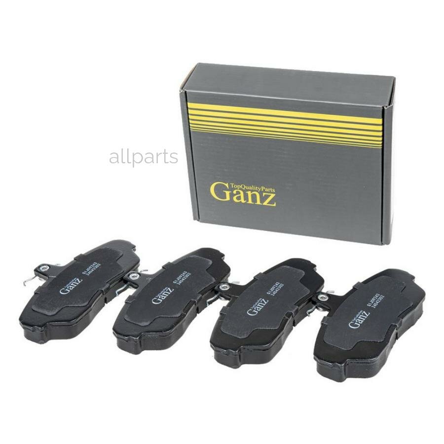 GANZ GIJ09243 Колодки тормозные передние для ГАЗ 2752 2217 3302 3110-31105 GANZ GIJ09243