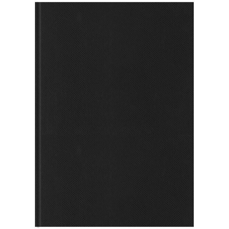 Телефонная книга OfficeSpace А5, 80 листов, кожзам, "Dallas" черный, с вырубкой PbA5_41366